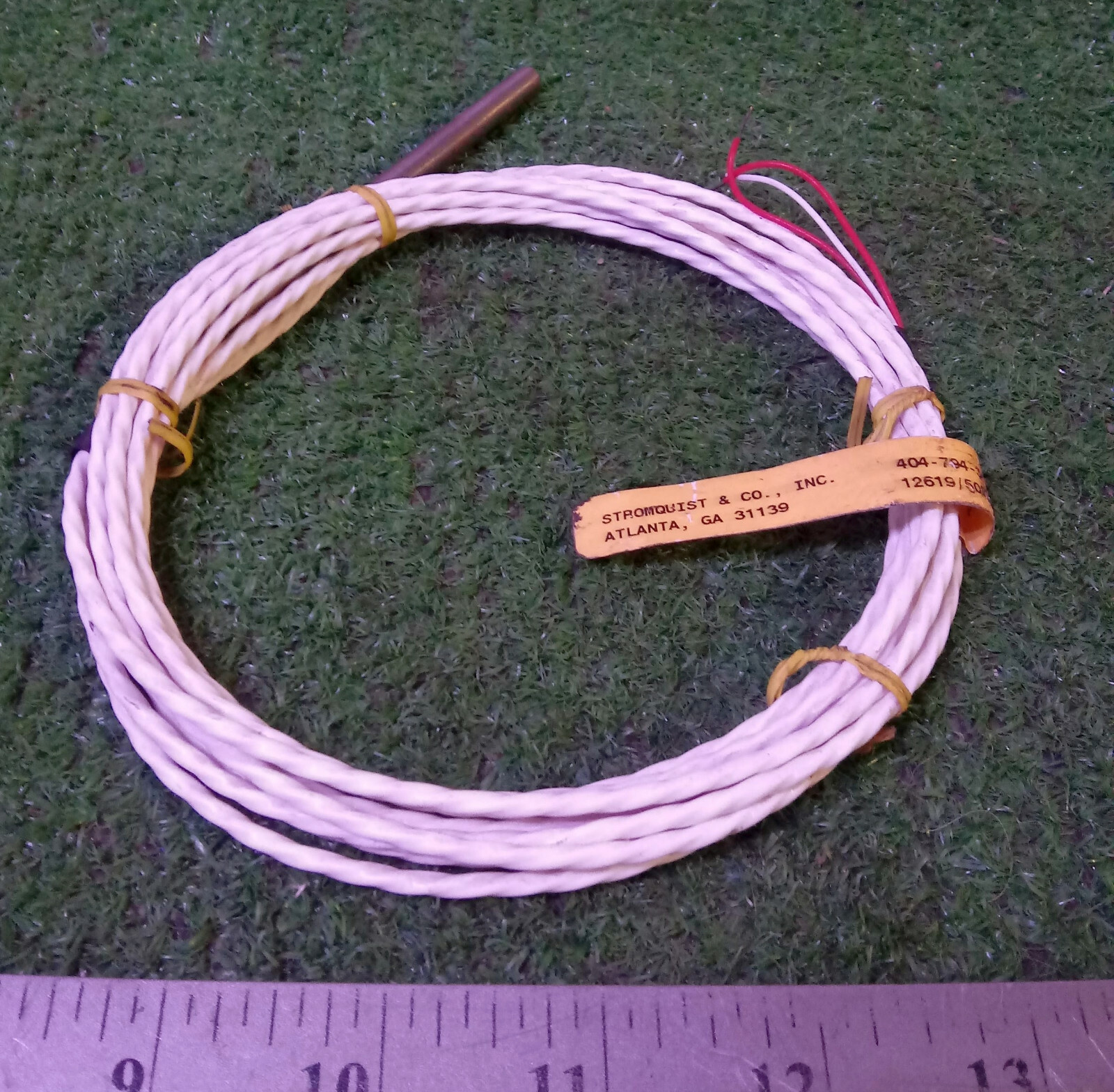 1 NEW STROMQUIST R1T185L483-003-00-16-T3120-2 THERMOCOUPLE NNB ***MAKE ...