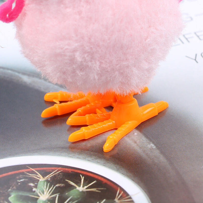 Plush Wind Up Chicken Kids Educational Toy Clockwork Jumping Walking ...