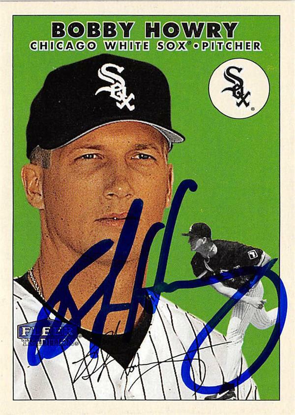 Bobby Howry autographed baseball card (White Sox) 2000 Fleer Tradition ...
