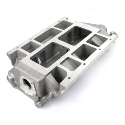 Chevy Big Block BBC 6-71 8-71 Blower Aluminum Intake Manifold Satin 396 ...