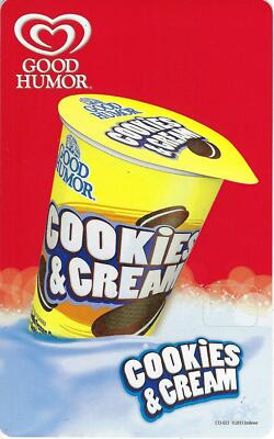 Cookies & Cream Cup Good Humor Ice Cream Truck Sticker 8" x 5" FREE ...