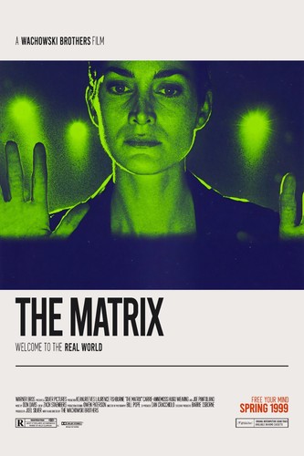 The Matrix Movie Poster Print 12x18 inches on High Quality Museum Matte ...