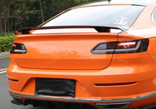 Glossy Black Gull wing Rear Trunk Spoiler Wing Flap For VW Arteon CC ...