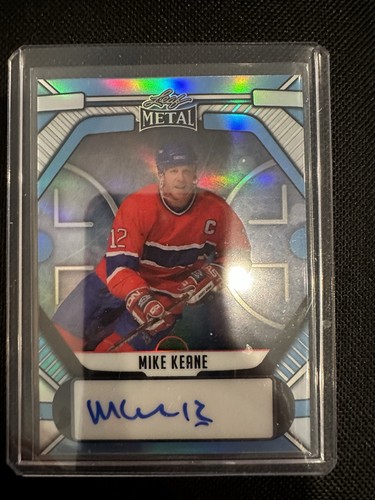 2025 Leaf Metal Mike Keane BA-MK2 Blue Autograph /4 | eBay