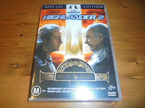 HIGHLANDER 2 THE QUICKENING (DVD) 2 DISC CHRISTOPHER LAMBERT SEAN ...