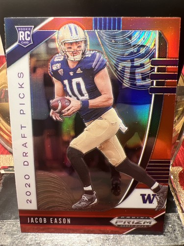 2020 PANINI PRIZM DRAFT PICKS JACOB EASON ROOKIE PRIZM | eBay