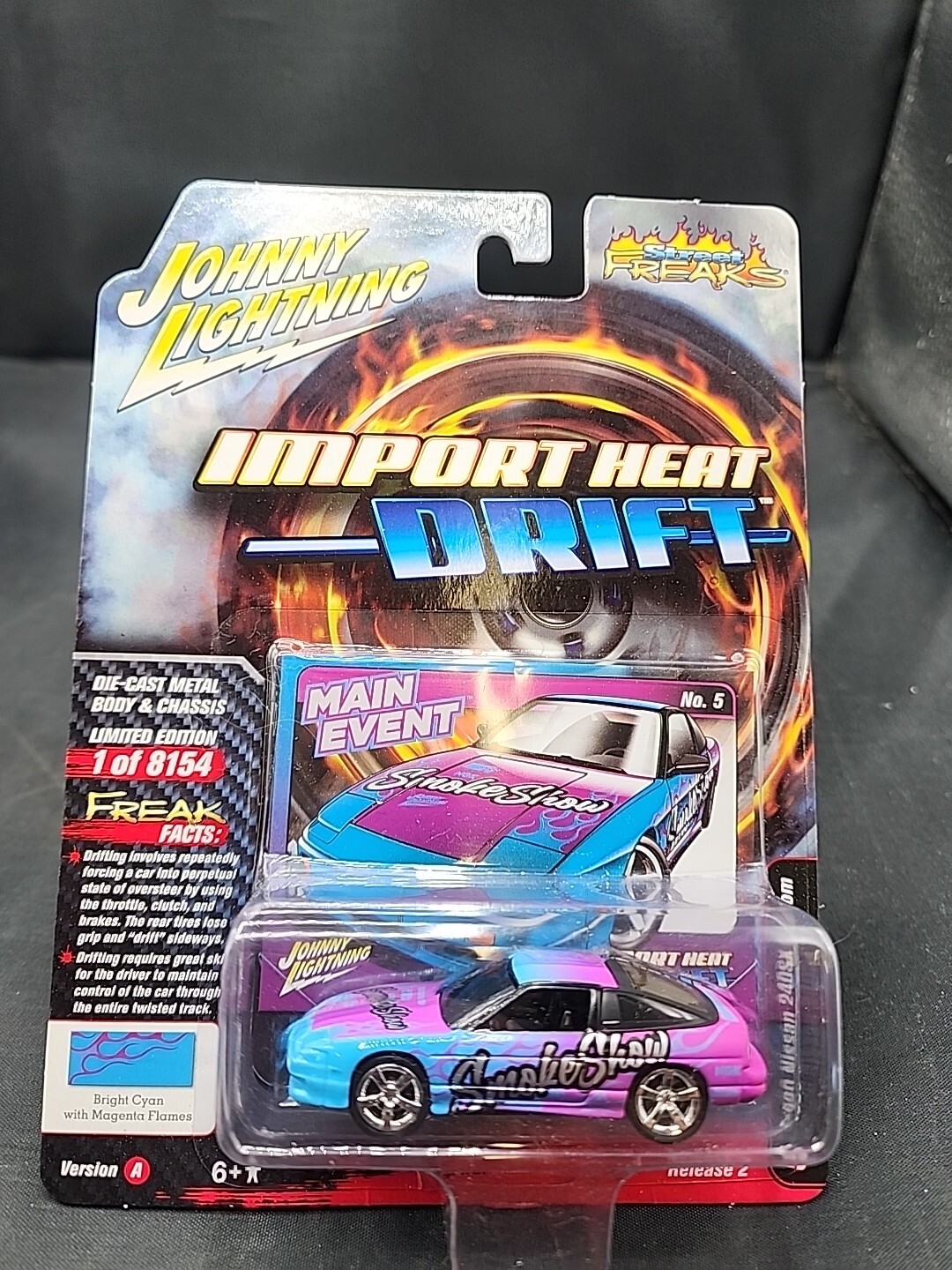 Johnny Lightning Street Freaks Import Heat Drift 1990 Nissan 240SX Car ...