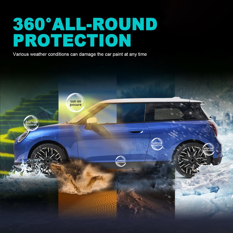 Door Rear Side Precut Paint Protection Film For Mini J01 EV Cooper SE ...