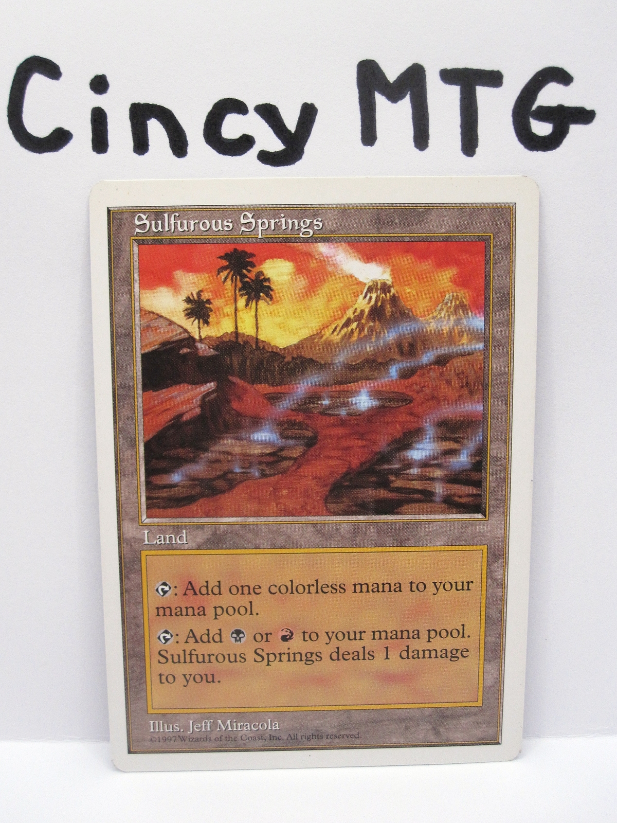 Sulfurous Springs - 1x x1 - Fifth Edition - 5ED - LP - MTG Magic | eBay