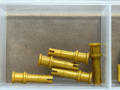 LEGO Parts - Pearl Gold Technic, Pin 3L with Stop Bush - No 32054 - QTY ...