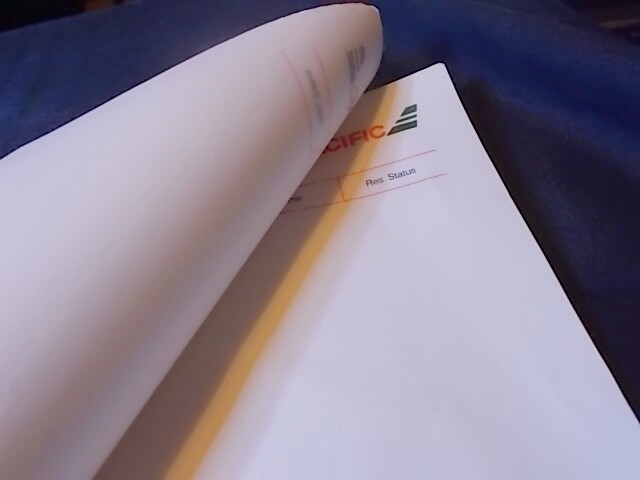 CATHAY PACIFIC Stationery Writing / Typing Paper 12 Sheets Ephemera | eBay