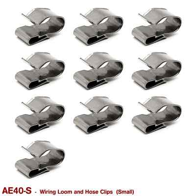 WIRING LOOM and HOSE CLIPS - SMALL (STAINLESS STEEL) | eBay Australia