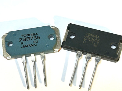 2SD845 + 2SB755 NPN + PNP 15A 150W BY TOSHIBA | eBay
