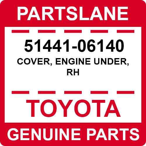51441-06140 Toyota OEM Genuine COVER, ENGINE UNDER, RH | eBay