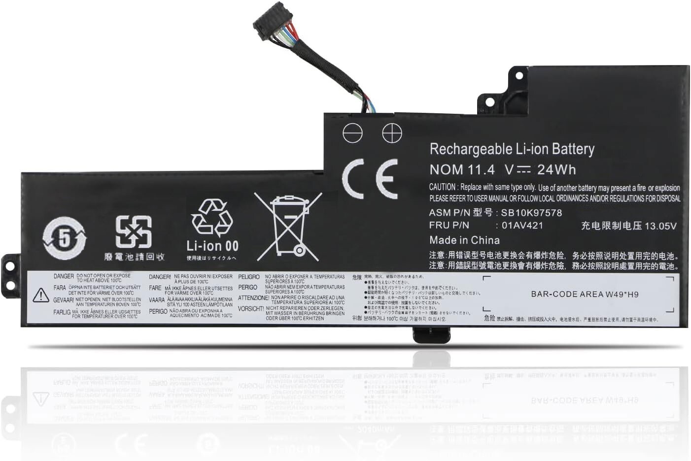 For Lenovo T470 T480 internal Battery 01AV419 01AV420 01AV421 01AV489 ...