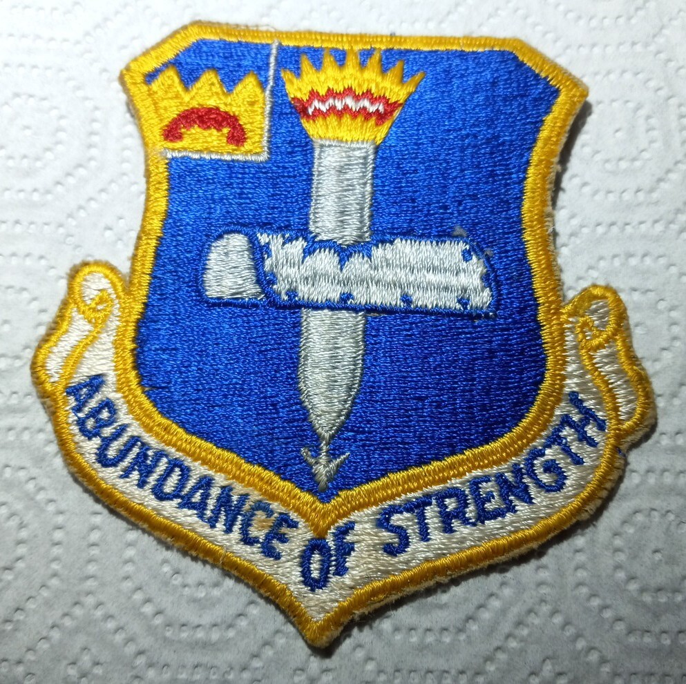 PATCH RARE B47 ERA 306TH BOMBER WING, ABUNDANCE OF STRENGTH PATCH | eBay