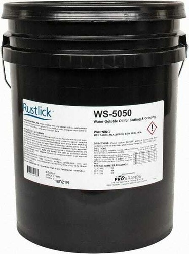 Rustlick WS-5050 Water Soluble Cutting and Grinding Fluid, 5 Gallon Pail | eBay