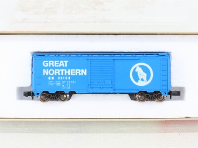 N Scale Con-Cor 1008 GN Great Northern "Big Sky Blue" Box Car #33103 | eBay