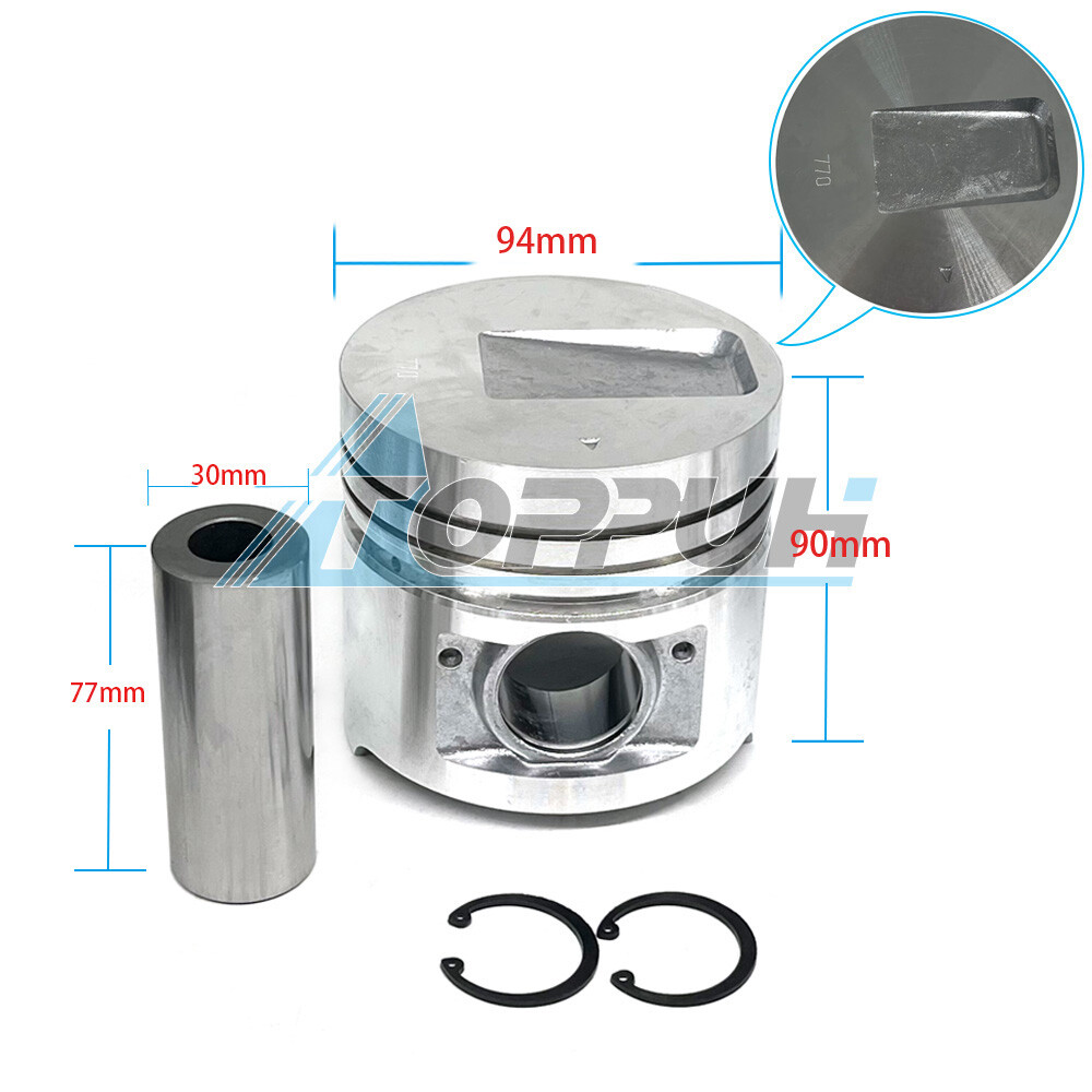 1 set S4S Piston For Diesel Engine Mitsubishi Parts With Piston Pin and ...