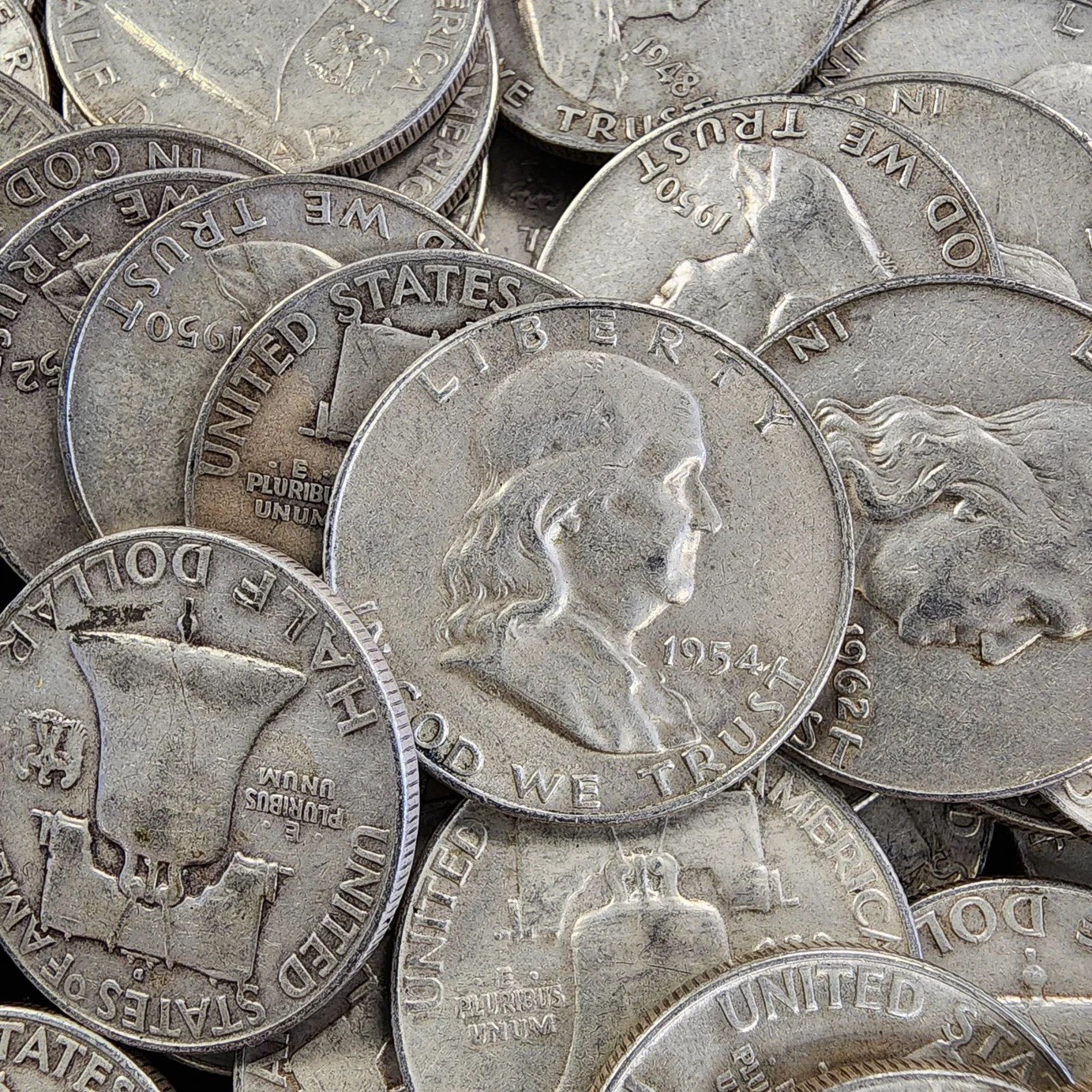 Franklin Half Dollar - Random Date - 90% Silver- Fast Shipping | eBay