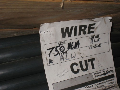 1000' 700 MCM Aluminum XHHW-2 Building Wire XLPE Insulation Cable Black ...