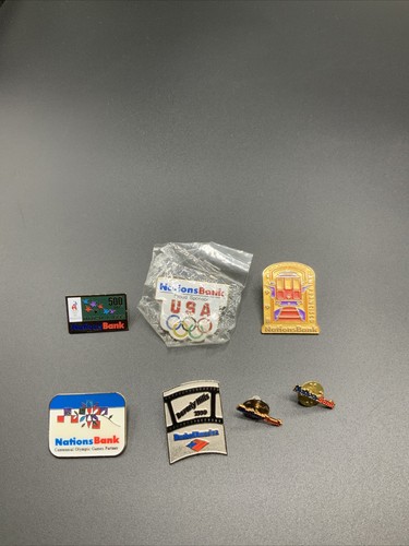 Nations Bank and Bank of America Lapel Pins…Lot of 7 | eBay
