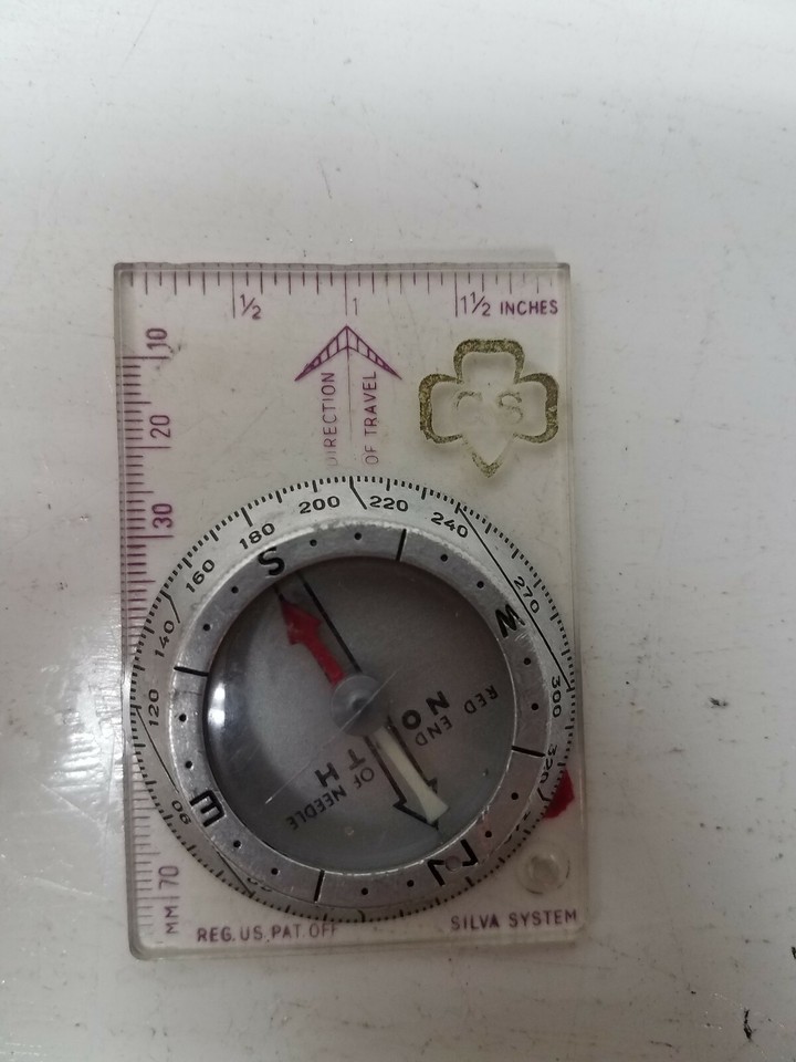 Vintage Silva System Girl Scouts Compass, 1960's-1970's | eBay