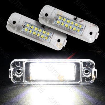 FIT 98-05 MERCEDES W163 ML320 ML350 ML55 AMG WHITE 6000K LED LICENSE ...