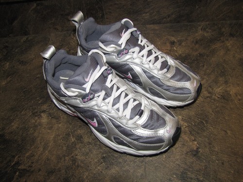 NIKE XCCELERATOR VTG 2006 GRAY PINK WOMENS 8 EV-NICE SUPERCLEAN see ...