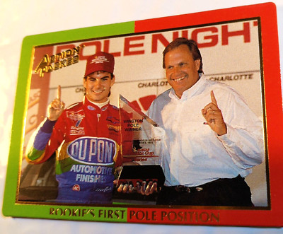 * 1994 action packed racing card #1 Jeff Gordon Rookie First Pole | eBay