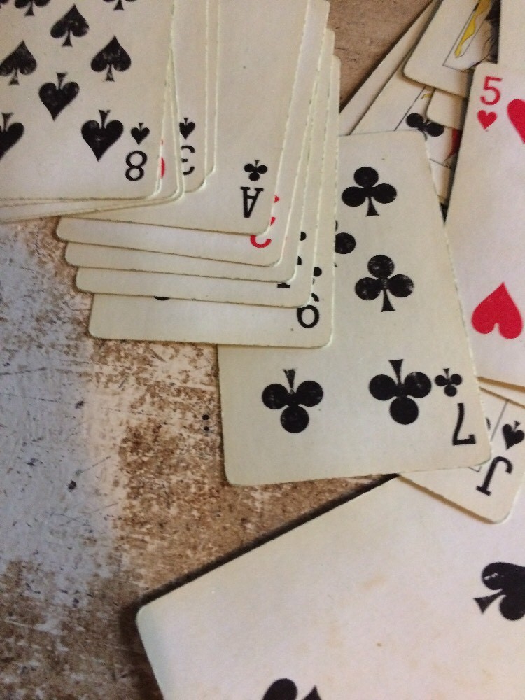 Vintage Hoyle Playing Cards CLAUDIA in Case | eBay