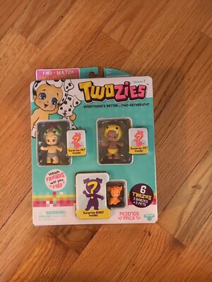 Twozies Season 1 Friends Pack 3 Babies 3 Pets, New | eBay