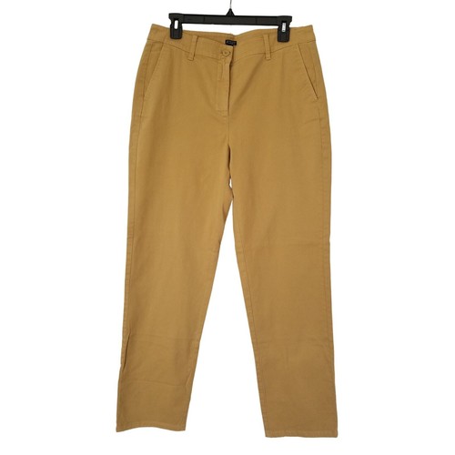 J. Crew Tall Kate Straight Leg Chino Pants Size T12 Honey Brown NWT $98 ...