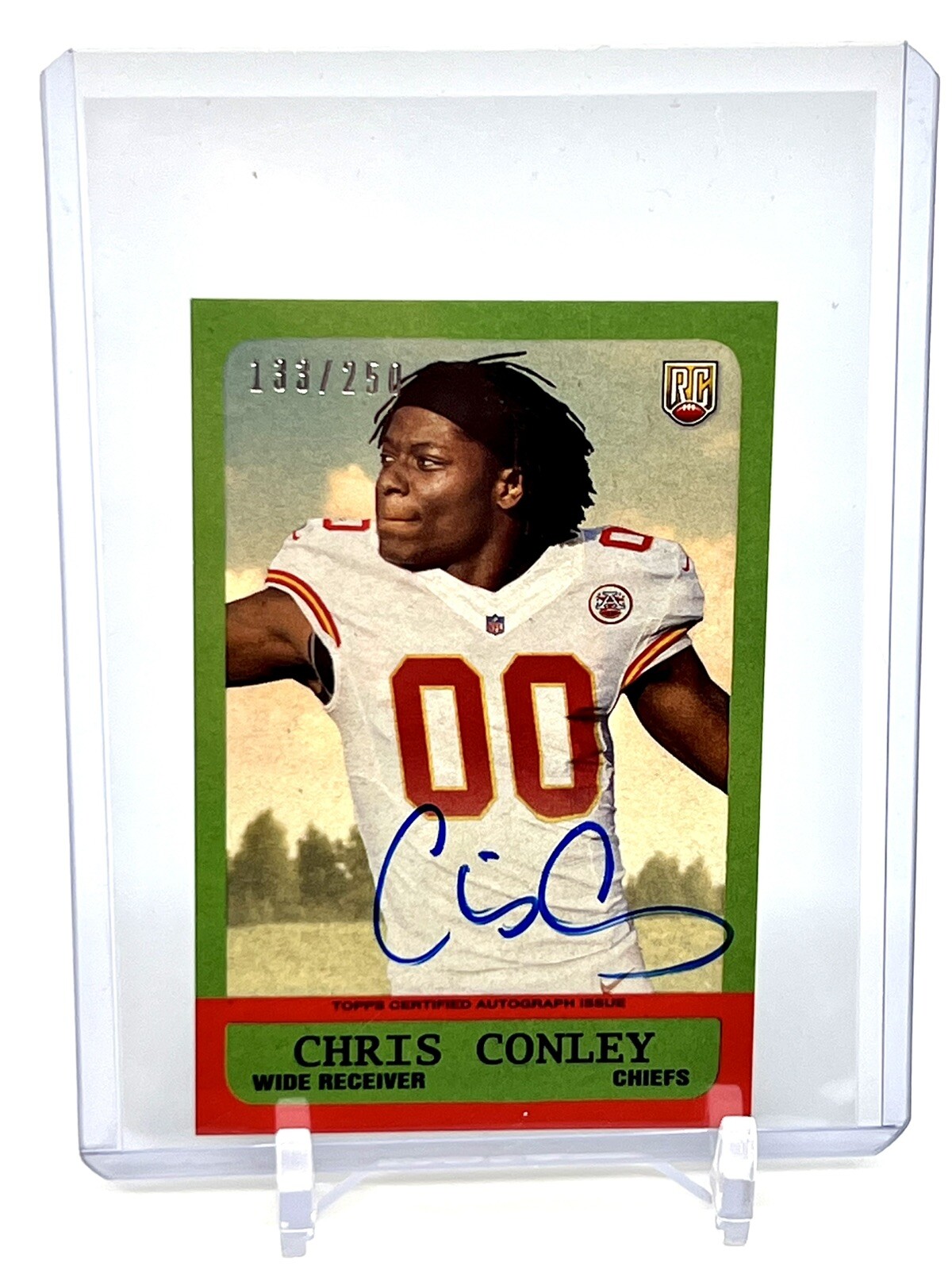 2015 Topps 1963 Topps Mini Rookie Auto /250 Chris Conley #63A-CC Rookie ...