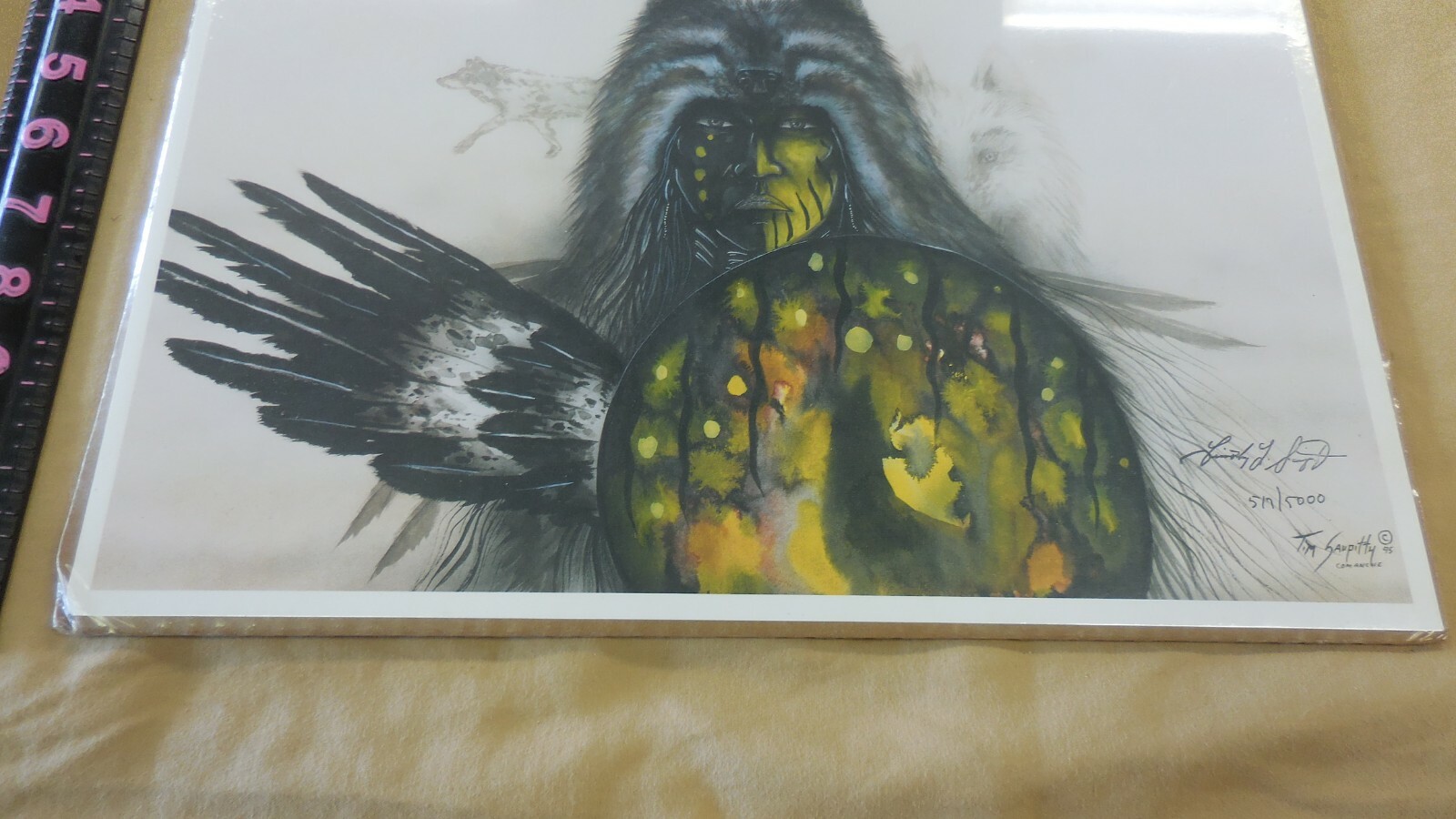 COMANCHE PRINT by TIM SAUPITTY FROM 1995 #519 | eBay