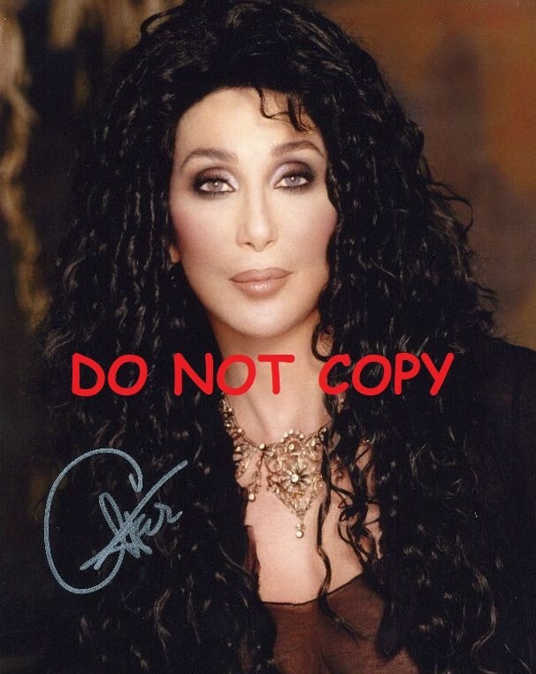 CHER (2) AUTOGRAPHED PICTURE SIGNED 8X10 PHOTO REPRINT | eBay