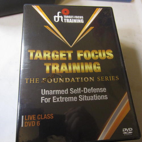 NEW- Target Focus Training For Unarmed Self Defense Live Class 1-6 DVD ...