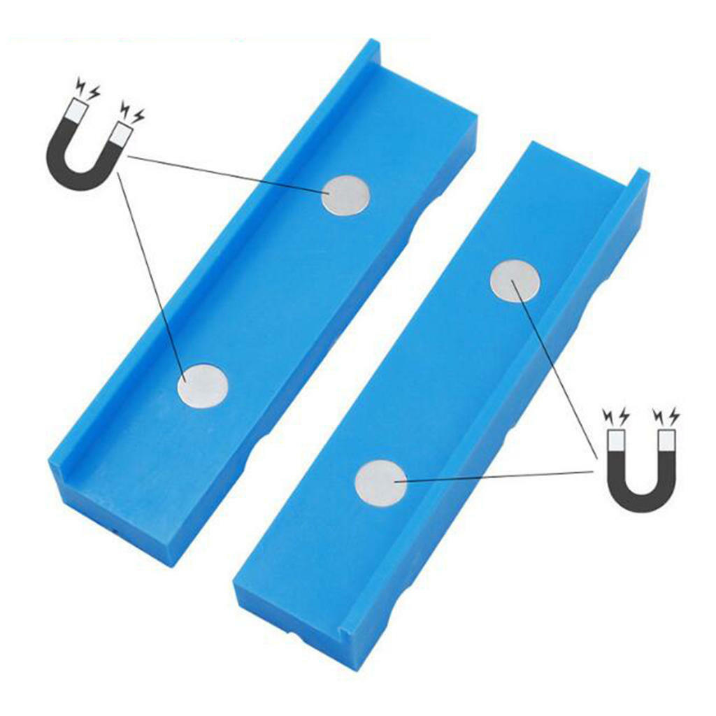 Magnetic Bench Vice Soft Jaw Pads Protectors Covers Set for Jewelry ...