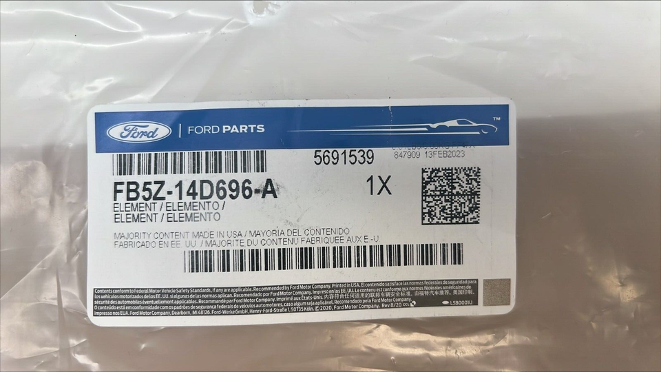 2016-2019 Ford Explorer LH driver seat Bottom Cushion Heating Element ...