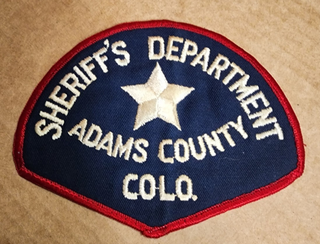CO Adams County Colorado Sheriff's Department Patch | eBay