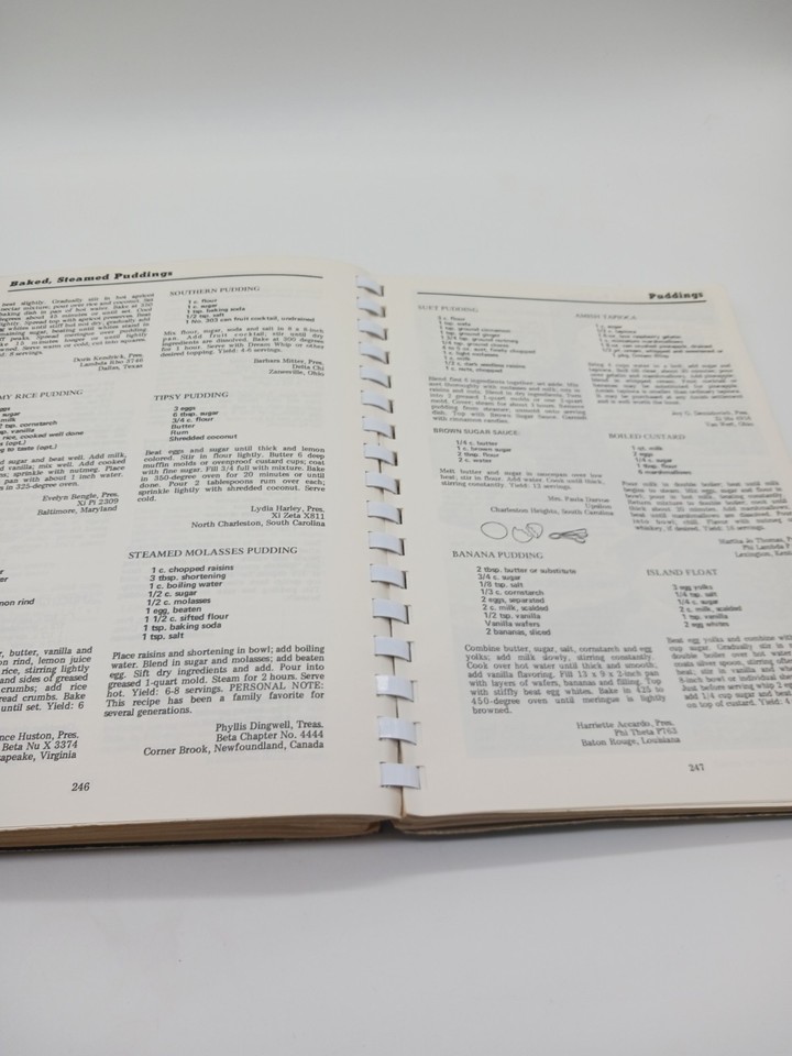 1968 The Beta Sigma Phi International Cookbook Desserts 2000 Favorite ...