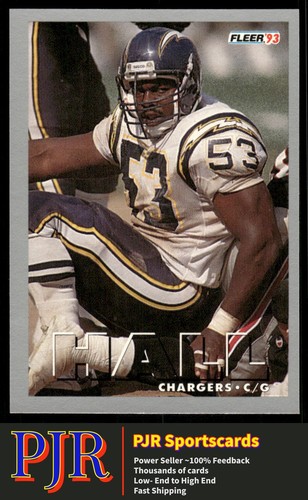 Courtney Hall 1993 Fleer #316 San Diego Chargers | eBay