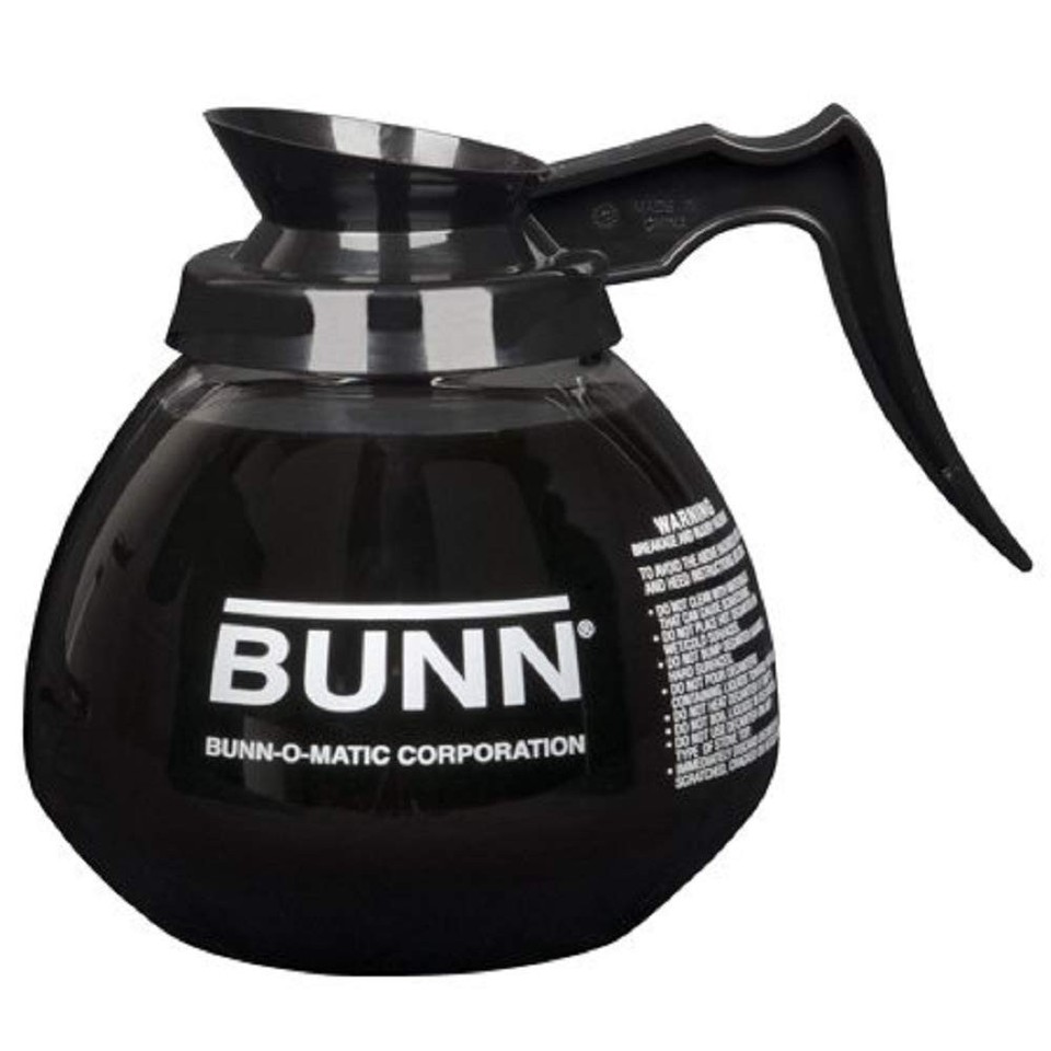 Coffee Pot Decanter/Carafe Black Regular - New Glass Design Shape ...