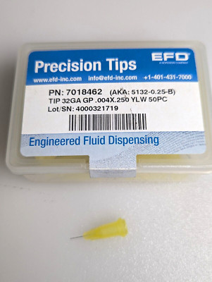 Fishman 7018462 Precision Tips Plastic Hub Needle Tip 32GA GP .004X.250 ...