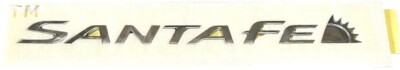 Rear Santa Fe emblem badge for 2019 2020 2021 2022 2023 Hyundai Santa ...