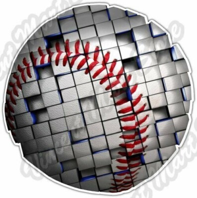 Sliding Baseball Athletics Sport Car Bumper Window Vinyl Sticker Decal ...