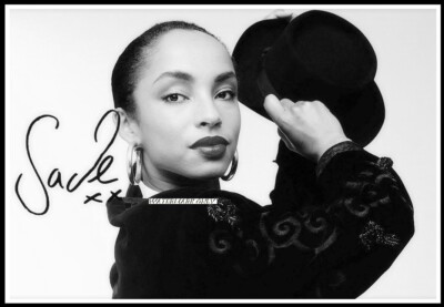 Sade, Autographed, Fine Cotton Canvas Image. Limited Edition (S-501 ...