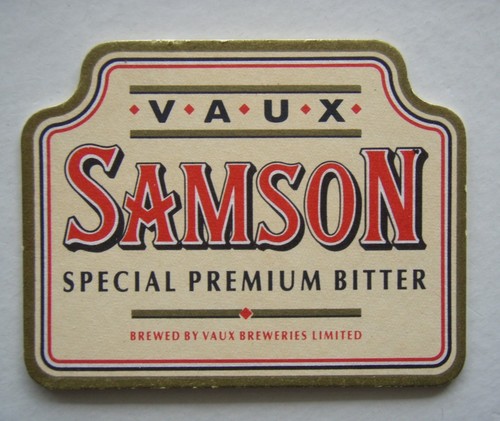 VAUX SAMSON SPECIAL PREMIUM BITTER COASTER | eBay