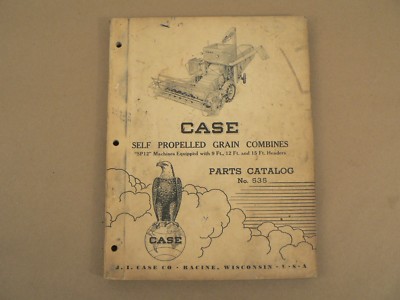 Case Tractor SP12 Self Propelled Grain Combine Service Repair Parts ...