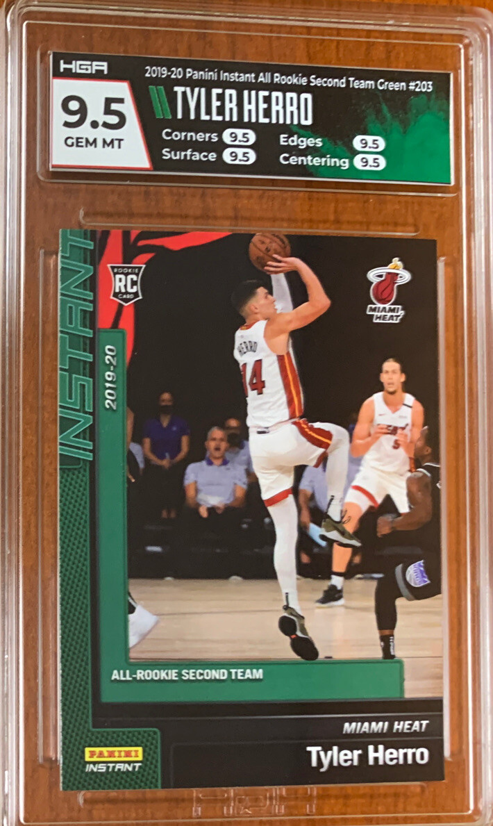 Tyler Herro All Rookie Second Team 6/10 HGA Graded 9.5 | eBay